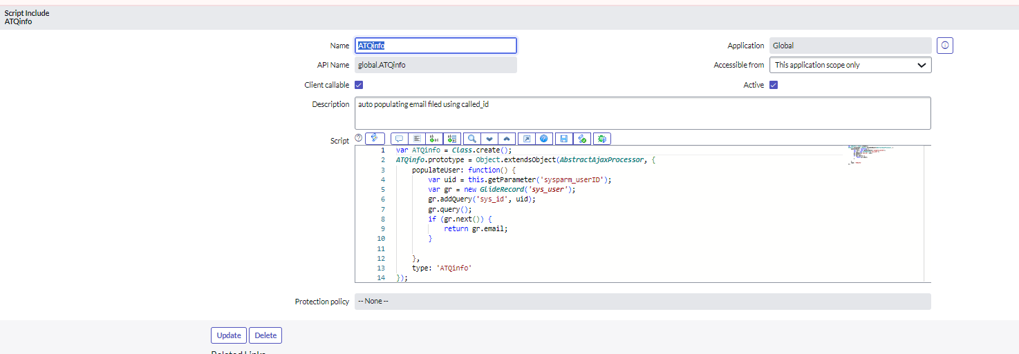 Solved: Re: Autopopulate email filed based on caller using... - ServiceNow Community